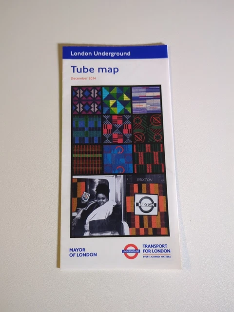 NEW DECEMBER 2024 Tube Map TfL London Underground With New Overground ...