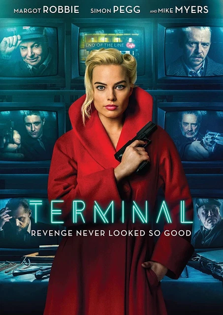 TERMINAL (DVD) MARGOT Robbie Simon Pegg Mike Myers Dexter Fletcher Max ...
