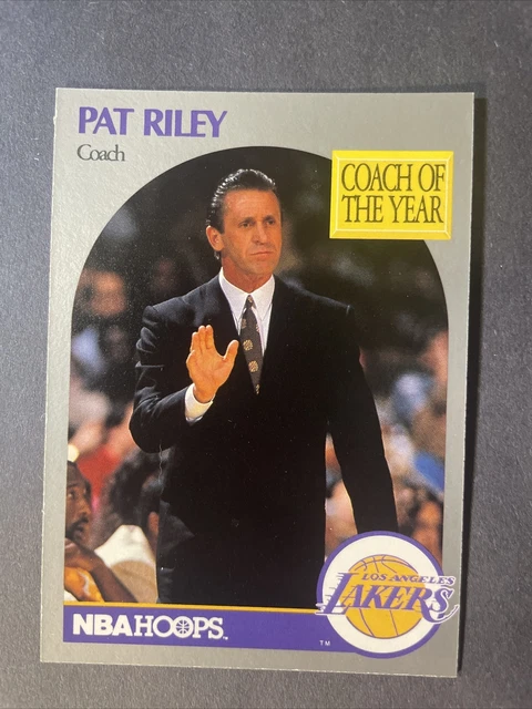 1990 NBA HOOPS Pat Riley Coach of The Year #317 LA Lakers EUR 1,52 ...
