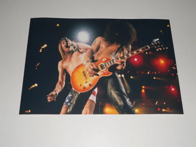 LARGE AXL ROSE / Slash Guns 'n' Roses 1992 Tour Color Poster 19"x13" £ ...