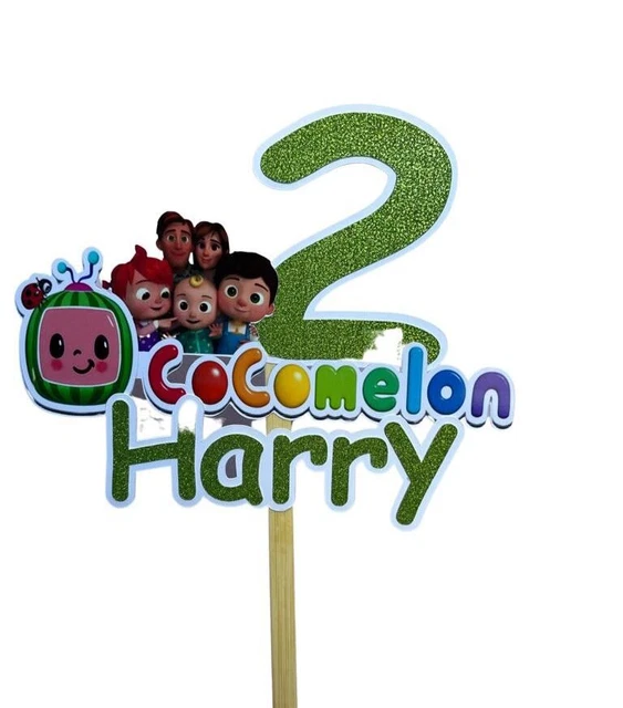 COCOMELON INSPIRED PERSONALISED cake topper £6.99 - PicClick UK COCOMELON INSPIRED PERSONALISED cake topper £6.99 - PicClick UK