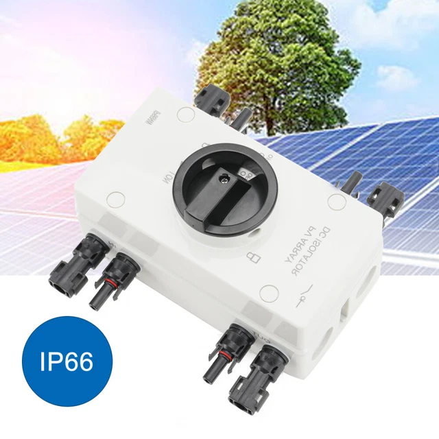 SOLAR PV UMSCHALTER 32A 1000V DC Trennschalter Ausschalter Freischalter IP66 EUR 45,98 - PicClick DE