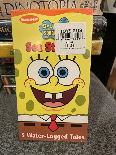 Spongebob Squarepants Sea Stories Water Logged Tales Vhs Video Ebay 0282