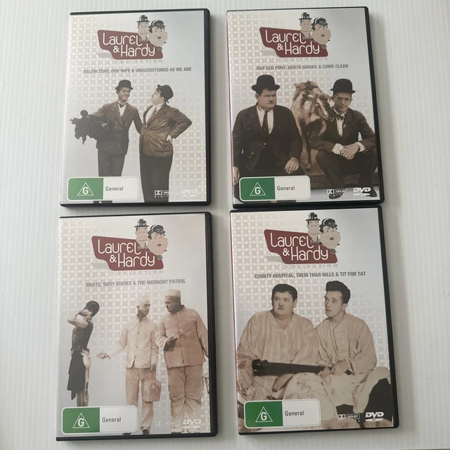 LAUREL & HARDY Collection Box Set DVD 12 Classic Comedy Region 4 Free ...