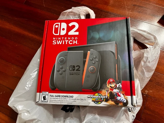 NINTENDO SWITCH 2 Mario Kart World Bundle Handheld Game Console - New ...