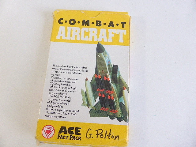 ACE FACT PACK Cards Combat Aircraft Card Set Worlds Combat Aircraft ...