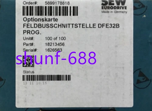 NEW SEW INVERTER Profinet Ethernet communication module DFE32B bus ...