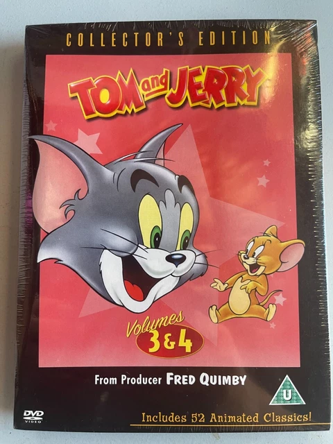 TOM AND JERRY - Collectors Edition Vol 3-4 DVD 2007 Brand New & Sealed £13.95 - PicClick UK