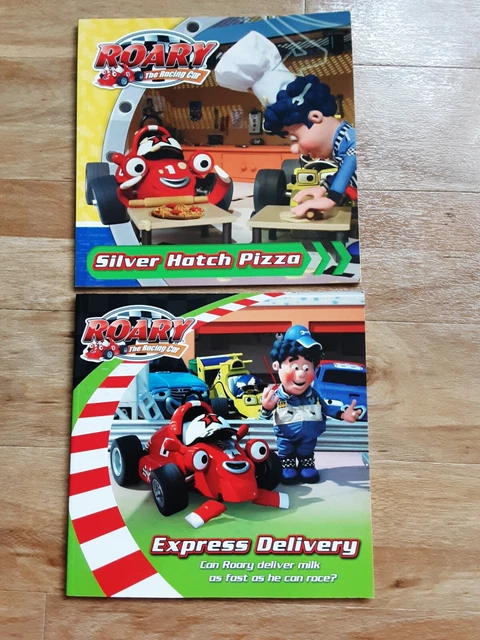 TWO ROARY THE RACING CAR Books - Silver Hatch Pizza, Express Delivery £ ...
