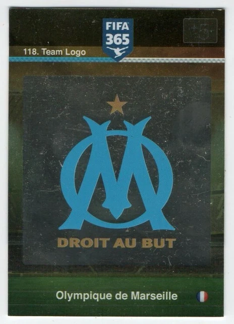 CARD PANINI ADRENALYN Xl Fifa 365 2015/16 N.118 Team Logo O. Marseille ...