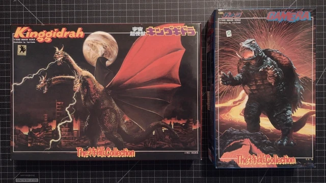 BANDAI TOKUSATSU COLLECTION King Ghidorah & Gamera Kaiju Model Kits ...