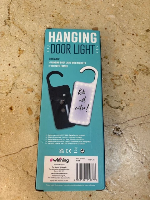 WINNING HANGING DOOR Light with Pen & Magnets - New in Box £4.38 ...