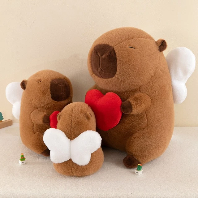 CAPYBARA ANGEL PLUSH Toy With Moving Mechanism For Kids Kids Gift $23. ...