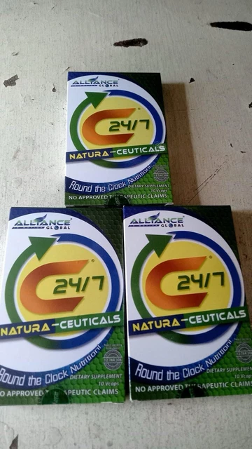 3 BOXES C24/7 Natura-Ceuticals | Alliance In Motion Global 30 Capsules ...