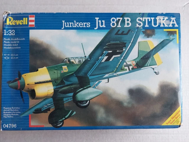 REVELL 1:32 JUNKERS Ju 87B STUKA Dive-Bomber Model Kit 04796 SEALED IN ...