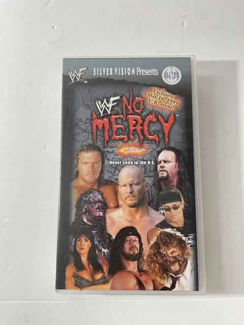 WWF NO MERCY 1999 The UK Only Event VHS Video Tape WWE Wrestling Silver Vision £7.99 - PicClick UK
