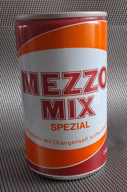 MEZZO MIX SPEZIAL Limonade mit Orangensaft Dose alt 70igern Vintage ...
