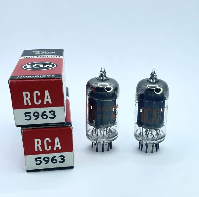 RCA NOS 5963 (12AU7) Tube Matched Pair. $39.00 - PicClick CA