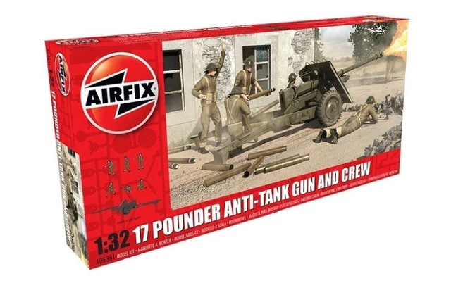 AIRFIX 17-PDR ANTI-TANK Gun and Crew EUR 31,50 - PicClick DE