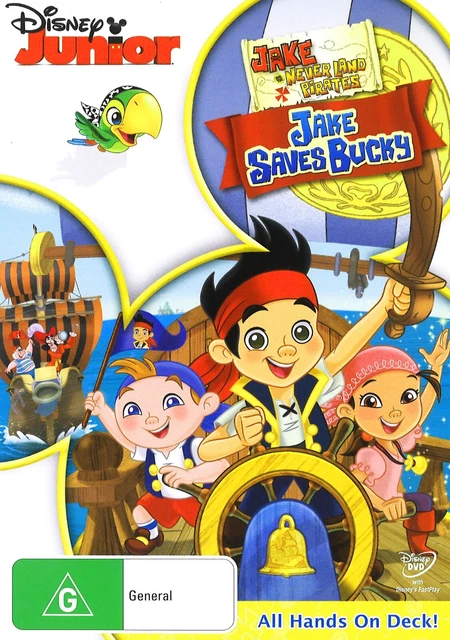 358 A NEW SEALED DISNEY JAKE NEVER LAND PIRATES DVD Region 4 $15.90 ...