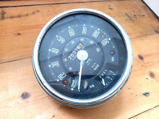CLASSIC MINI CENTRE Speedometer Speedo Clock Dials BMC Mk1 Cooper S ...