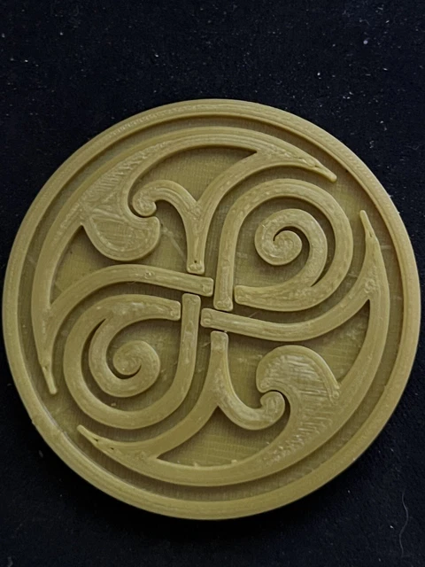 DOCTOR WHO SEAL Of Rassilon 3d Print Prop large 10 cm diameter Pack Of ...