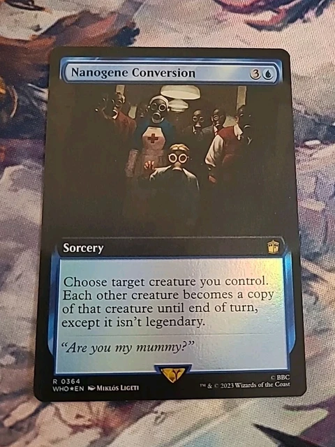 NANOGENE CONVERSION | Foil Extended Art | Universe's Beyond: Doctor Who ...