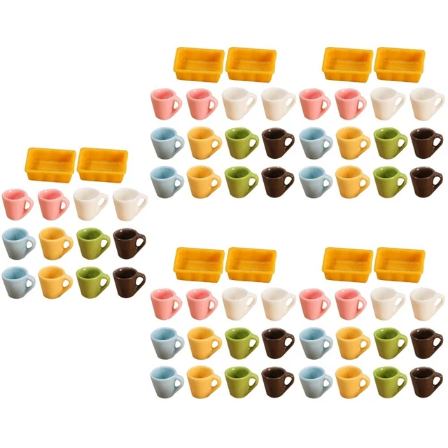SET OF 5 Mini Tazze Di Caffè Da Miniatura Tazza Isolata Bambino EUR 27 ...