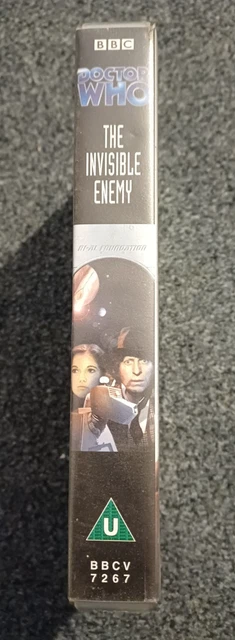 DOCTOR WHO THE INVISIBLE ENEMY Tom Baker VHS VIDEO - NEW & SEALED £9.99 - PicClick UK