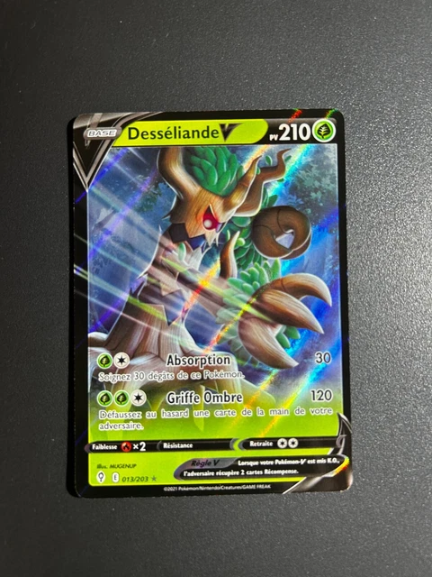 CARTE POKÉMON DESSÉLIANDE V 013/203 Évolution Céleste Épée & Bouclier Fr EUR 2,00 - PicClick FR