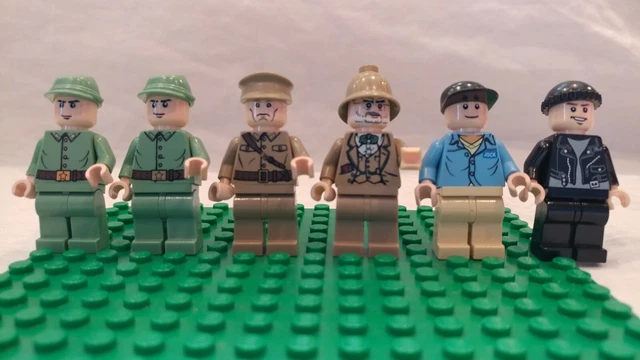 LEGO INDIANA JONES Minifigure Lot Colonel Dovchenko Russian soldiers ...