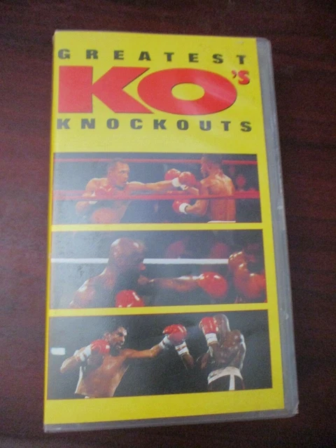 GREATEST KO'S KNOCKOUTS Boxing VHS Video Tape £4.99 - PicClick UK