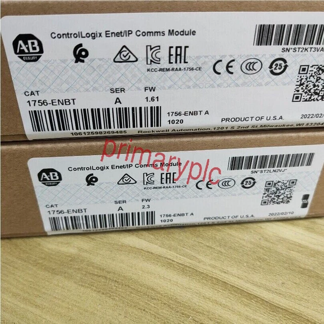 1756-ENBT SER A Allen-Bradley EtherNet/IP ControlLogix Module 1756ENBT ...
