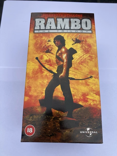 RAMBO MOVIE TRIPLE VHS Boxset First Blood, Rambo, Rambo III £5.91 ...
