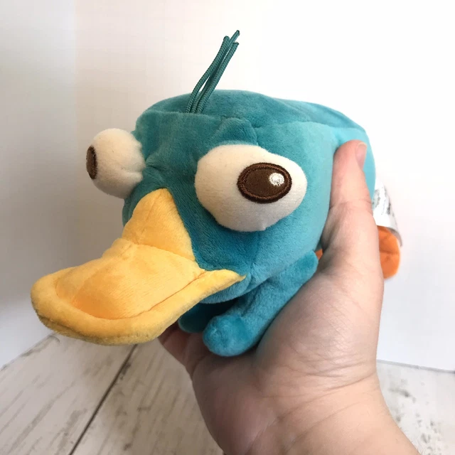DISNEYS PERRY THE Platypus 11" Plush Toys Phineas & Ferb Stuffed Doll ...