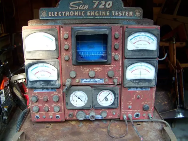 SUN ELECTRIC 720,740,920,1020,1120+ 1160 engine analyzer service man ...