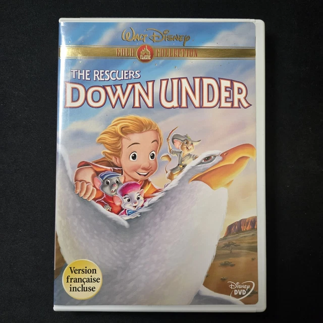 THE RESCUERS DOWN Under Walt Disney Gold Collection (DVD) $10.00 ...
