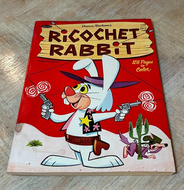 VINTAGE 1964 RICOCHET Rabbit Coloring Book Hanna-Barbera Studios EUR 14 ...