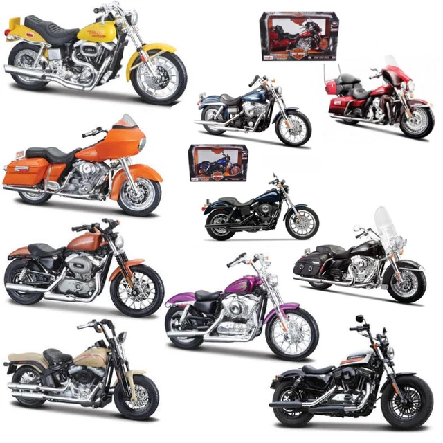 HARLEY-DAVIDSON ÉCHELLE 1:12/1:18 modèle moto moto Harley Davidson EUR 24,61 - PicClick FR