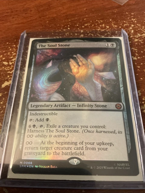 THE SOUL STONE Foil Marvel's Spider-Man MtG Magic the Gathering £86.55 ...