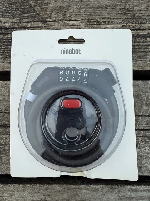 SEGWAY NINEBOT PASSWORD Cable Lock for Bikes and Scooters Black ...