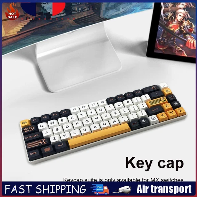 PBT PERSONALIZED KEYCAPS Gaming Mechanical Keyboard Ball Caps for MX ...
