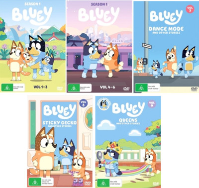 BLUEY COMPLETE VOLUME 1 2 3 4 5 7 6 7 8 9 Vol 1-9 : NEW DVD EUR 152,58 ...
