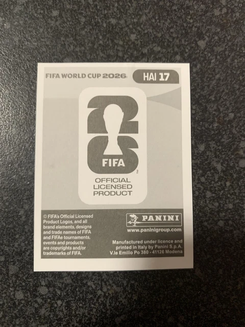 PANINI FIFA WORLD Cup 2026 Sticker Ruben Providence HAI 17 £1.16 ...