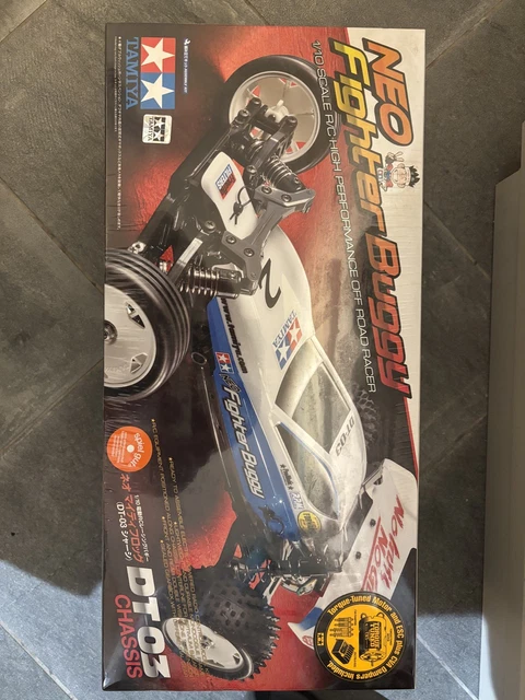 TAMIYA 58587 NEO Fighter Buggy DT-03 1/10 RC Car Kit – 2WD Model with ...
