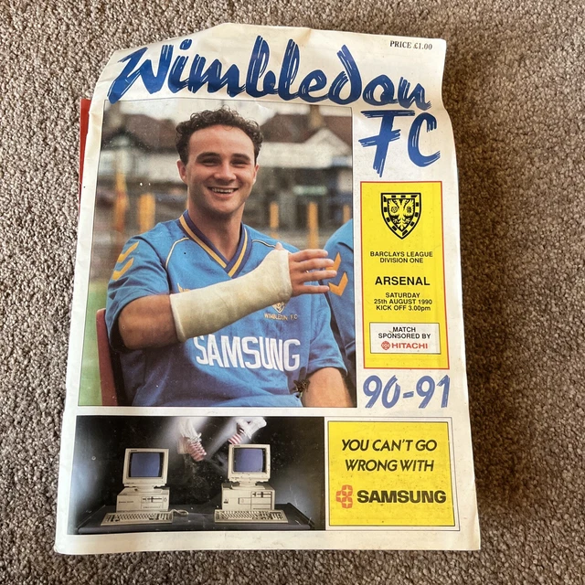 ARSENAL AWAY PROGRAMMES 1990-1991 title winning Season Bundle £15.00 ...