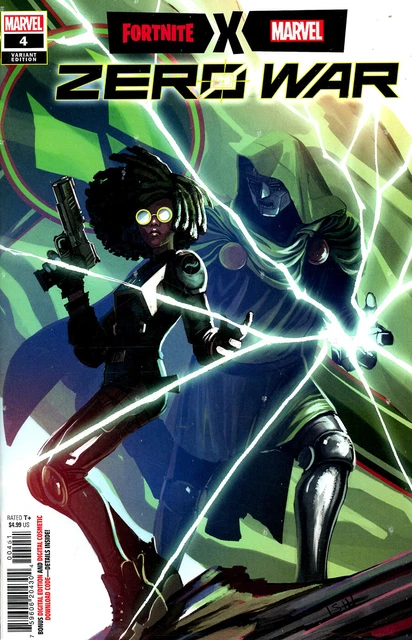 FORTNITE X MARVEL Zero War #4 Hans Variant Nm Sealed W/ Code Dr Doom ...