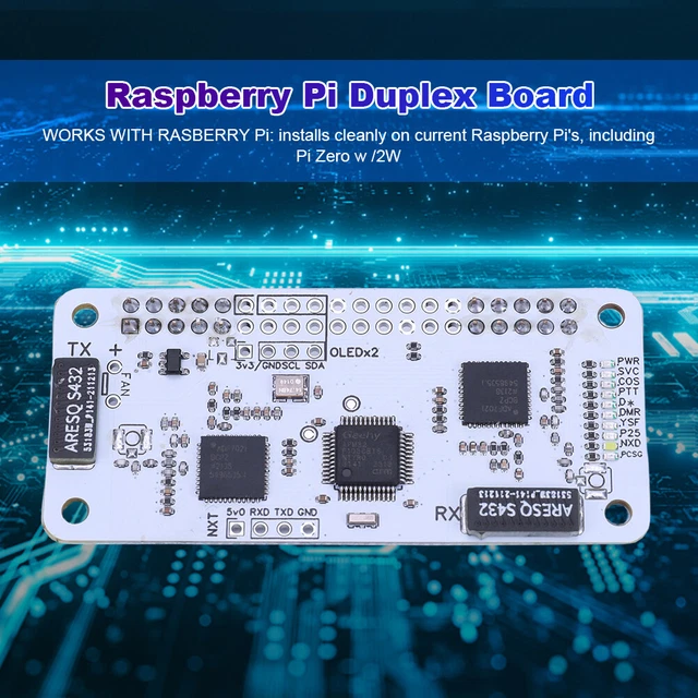 MMDVM DUPLEX HOTSPOT Board Buil-in Antenna Duplex Board UHF VHF for Raspberry Pi EUR 36,62 ...