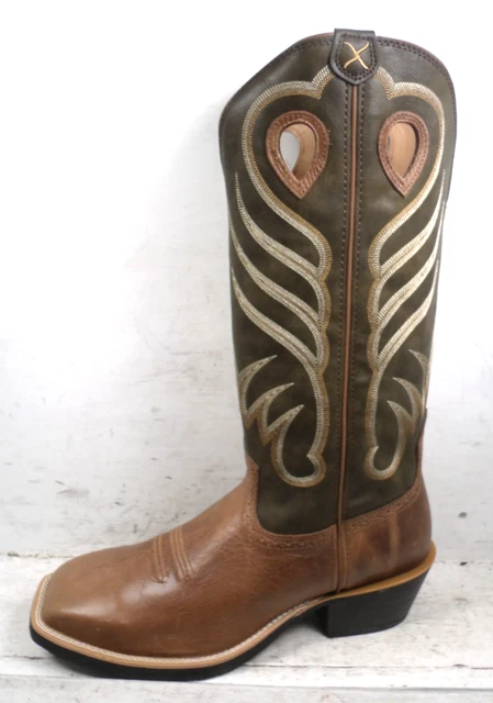 NIB TWISTED X Mens Buckaroo 16" Soft Toe Western Work Boots MBK0035 ...