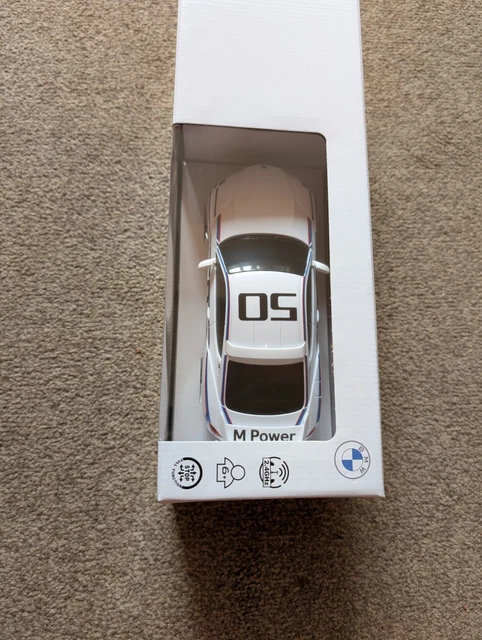 GENUINE BMW 3.0 CSL RC Remote Control Car Model Toy 1:24 Scale ...